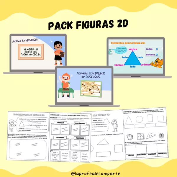 Pack Figuras 2d Profe Social